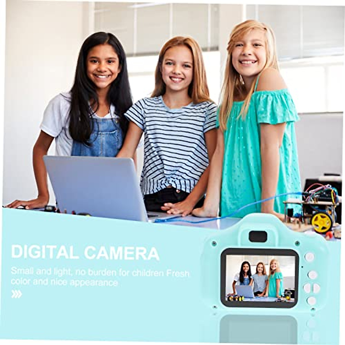 ibasenice 1 Set Children's Digital Camera Digital Cameras for Kids Small Digital Camera Kids Action Camera Small Camera for Kids Kids Toy Camera Rechargeable Kid Camera Kids Selfie Cameras