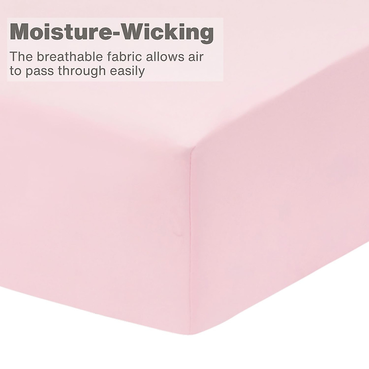 EVERYDAY KIDS 2 Pack Fitted Girls Crib Sheet, 100% Soft Breathable Microfiber, Baby Sheet, Fits Standard Size Crib Mattress 28in x 52in, Nursery Sheet - Unicorns/Hot Pink