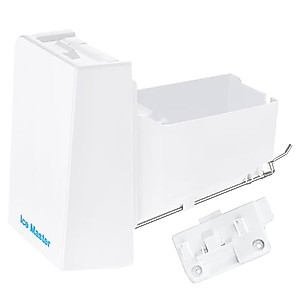 UPGRADED DA97-14504C Refrigerator Ice Bucket Compatible with Samsung Ice Bucket Replacement Ice Maker Tray Parts DA97-14504A Ice Container, AP6039681 RF23HCEDBSR RF22KREDBSR RF23J9011SR Ice Bin