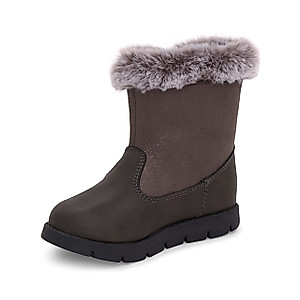 OshKosh B'Gosh Girls Siberian Fashion Boot, Grey, 11 Little Kid