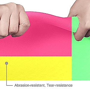 Yoga Mat, Yoga Mats for Home Workout, Workout Mat, Exercise Mats, Pilates Mat, Glasses Color Cat Abstract