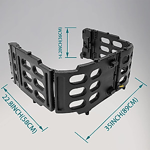 Bed Tailgate Stowable Collapsable Extender Kit Compatible with 2015-2021 Ford F-150 Replace# FL3Z-99286A40-C, FL3Z99286A40C