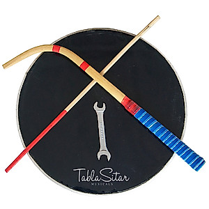 Dhol Drum by Maharaja Musicals, Mango Wood, Natural, Barrel Shaped, Padded Bag, Beaters, Nylon Shoulder Strap, Punjabi Bhangra Dhol Musical Instrument (PDI-GE)