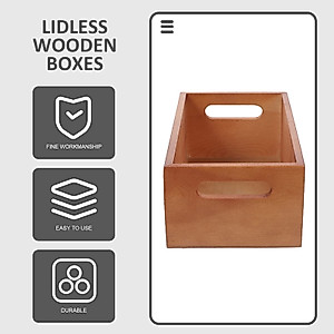 Angoily Box Wooden Storage Box Old Fashioned Wooden Ornaments