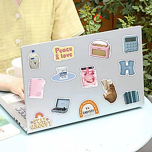 640PCS Aesthetic Stickers,VSCO Stickers Aesthetic for Water Bottles,Vinyl Waterproof Laptop Stickers,Skateboard Computer Phone Decals for Girls Teens