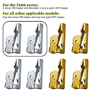 Time Switch Replacement Trippers Kit | Compatible with Intermatic 156T1978A, for T100 Series Timer Parts, Pool Timer On Off Clips(4 ON / 4 Off / 8 Screws)