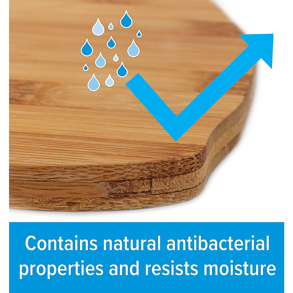 Camco 53111 Bamboo Cutting Board, Florida-shaped - Perfect for Kitchen Use or Wall Decoration - Moisture Resistant