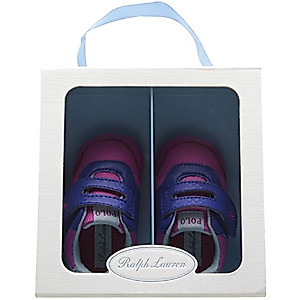 Ralph Lauren Layette Propell Sneaker (Infant/Toddler), Fuchsia, 0 M US Infant