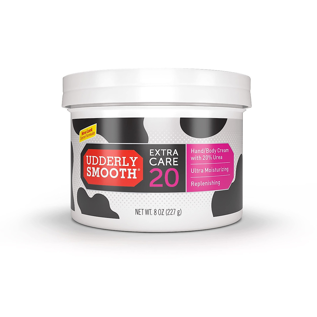 Udderly Smooth Extra Care Hand/Body Deep Moisturizing Cream with 20% Urea, Unscented, 8 Ounce