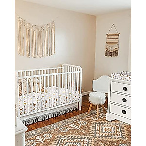 Babebay 2 Pack Crib Sheets and 2 Pack Changing Pad Cover Bundle