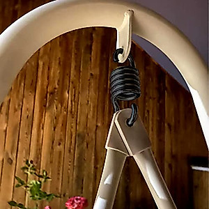 Hammoch-Chair Spring Porch Swing Spring - 750Lbs Black Heavy Duty Chair Swing Springs Heavy Bag Swing Swing Chair Spring(1 PC 750Lbs)