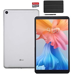 LG G PAD 5 10.1IN 32GB 4G LTE Unlock,Android 9.0,Qualcomm MSM8996 Snapdragon Processor, 4GB RAM, 32GB Storage+128GB SD Card, Bluetooth, Fingerprint Sensor with Accessories