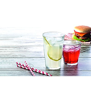 Duralex Made In France Picardie Clear Tumbler, Set of 6, 12.2 oz