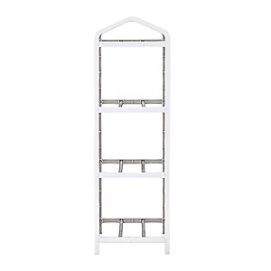 Shoe Organizer Free Standing Shoe Rack 4 Tier Shoe Rack Stand Shoe Tower Organizer Holder Storage Cabinet for 12 Paris