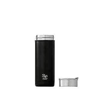 Sip by Swell Stainless Steel Travel Mug ,16 Fl Oz , Coffee Black ,Double Layered Vacuum-Insulated Travel Mug Keeps Coffee Tea And Drinks Cold for 16 Hours and Hot for 4