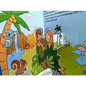 The Clever Factory The Story of Creation, Prodigal Son, Good Samaritan, and Zacchaeus Pop Up Books - Set of 4 Multicolored