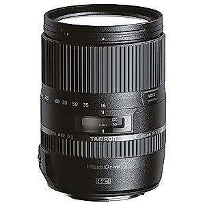 Tamron 16-300mm f/3.5-6.3 Di II VC PZD Macro Lens for Canon Camera (Model B016E) - International Version (No Warranty)