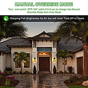 2-Pack Motion Sensor Outdoor Wall Lanterns, Waterproof Dusk to Dawn Outdoor Wall Sconces, Motion Activated Patio Wall Light Fixtures, Clear Glass Porch Lights Wall Mount for Entryway Doorway Garage