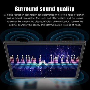 LBEC Tablet, Octa Core CPU Tablet Computer 128GB Expandable Dual WiFi IPS HD Display Double Camera 100240V for Work (US Plug)