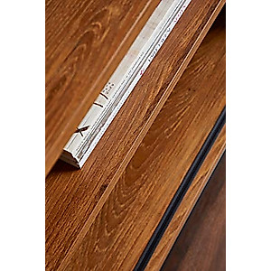 Caffoz 48" Sliding Barn Door TV Media Stand with Storage Shelves, Industrial Entertainment Center with Slide Door Cable Management Farmhouse Wood Look Accent Furniture, Oak Brown