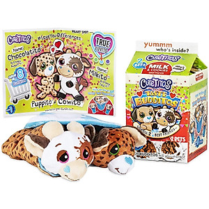 Cutetitos Taste Budditos Milk & Cookies - 2 Collectible Plush Mini Animals - Ages 3+ - Series 1 - Great Gift for Girls and Boys