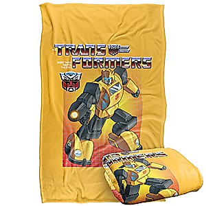 Transformers Bumblebee Silky Touch Super Soft Throw Blanket 36" x 58"