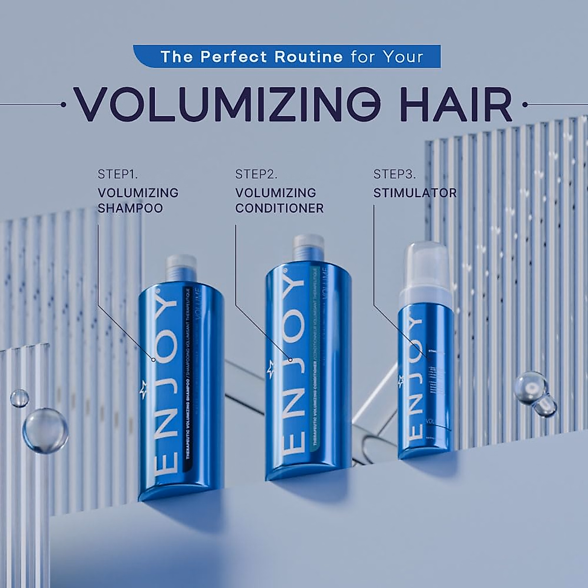 Enjoy Therapeutic Volumizing Shampoo, 33.8 Fluid Ounce