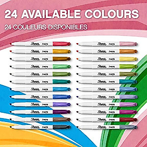 SHARPIE S-Note Creative Colouring Highlighter Pens | Marker Pen to Write, Draw & More | Assorted Pastel Colours | Chisel Tip | 12 Count