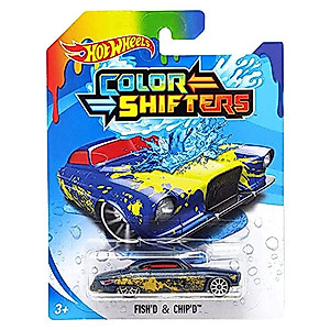 Hot Wheels Color Shifters - Fish'd & Chip'd - BHR31 - Black, Yellow