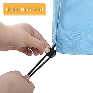 Solaste Patio Furniture Metal Couch Cover, 3-Seat All-Weather Aluminum Outdoor Sofa Cover, 600D Heavy Duty Waterproof Patio Sofa Cover 75" W x 28" D x 31" H