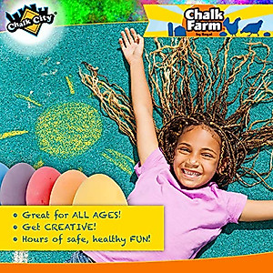 Regal Games Sidewalk Egg Chalk Glitter, Neon, Tie Dye, or Original Chalks (Regular)