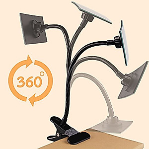 Gosear Security Convex Mirror,Computer Rearview HD Mirror,Clip On Cubicle Mirror for Personal Safety and Security Desk Rear View Monitors or Anywhere (6.69"*2.95"Rectangle)