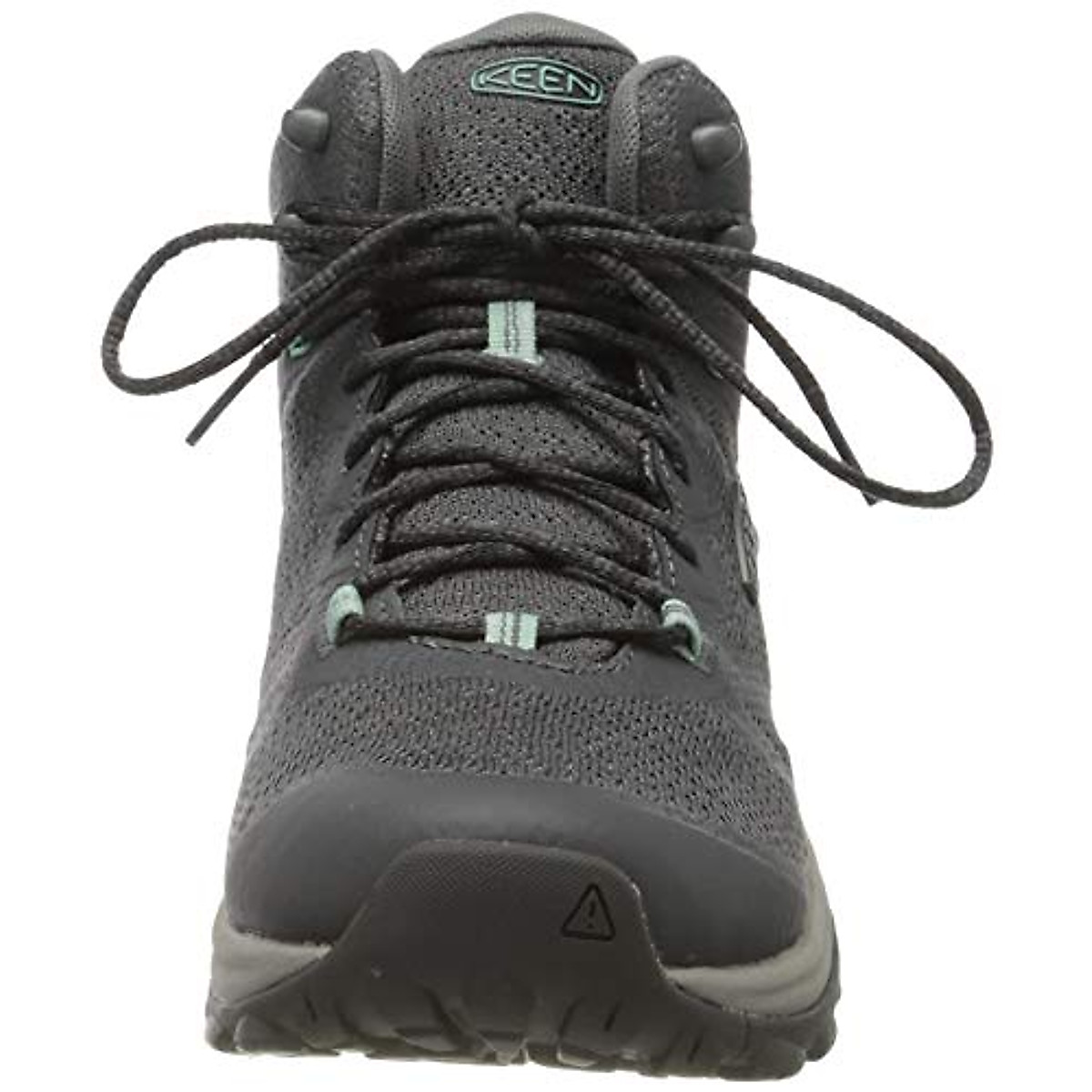 KEEN Women's Terradora 2 Waterproof Mid Height Hiking Boots, Magnet/Ocean Wave, 9 Medium US, 9, 9