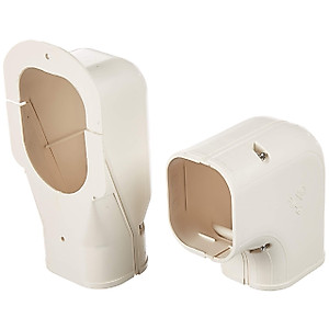 Senville SENLC-6M 20 Ft. Decorative Line Set Cover Kit for Mini Split Air Conditioners 3"