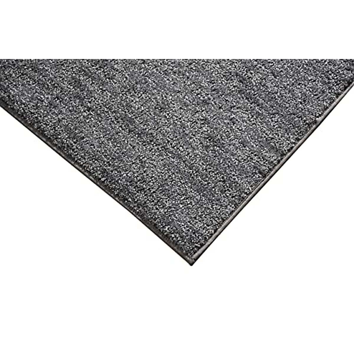 Furnish my Place Abstract Contemporary Stripes Modern Plush Two Tone High Low Pattern Rug, Abstract Rug, Pet-Friendly Rug, Contemporary Rug, Made in USA - Easy Fit Light Grey, 18" x 36" Half Round