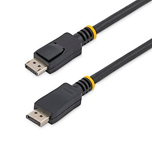 StarTech.com 25ft (7m) DisplayPort Cable - 2560 x 1440p - DisplayPort to DisplayPort Cable - DP to DP Cable for Monitor - DP Video/Display Cord - Latching DP Connectors - HDCP & DPCP (DISPLPORT25L)