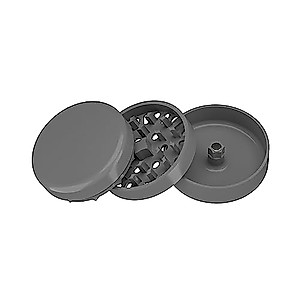 NEW Ceramic 2.5" Herb Grinder - Premium Quality Non-Stick Highly Durable Easy-to-Clean Super Sharp Teeth Portable Multifunctional (Space Gray)