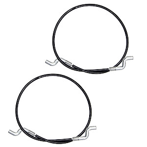 2PK Front Lower Drive Traction Auger Cable Used on Craftsman Snowblower Replaces Murray 1501122MA 313449MA