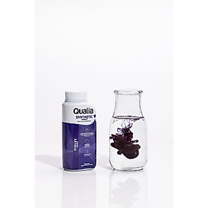 Qualia Synthetic Fabric Dye, Easy to Use, Perfect for Synthetic Fabrics: Polyester, Spandex, Nylon, and More, Ultra-Concentrated Colors for Vibrant Results, Violet, 1 Pack