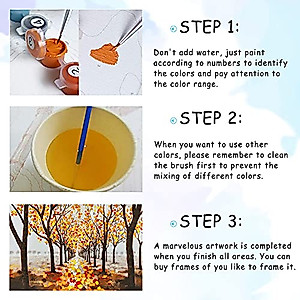 Teinsnis Butterfly Paint by Number for Adults Canvas, DIY Digital Butterfly Paint by Numbers, Butterfly Adult Paint by Number Kits, Acrylic Oil Number Painting Kits for Home Decor Gift 16"x20"