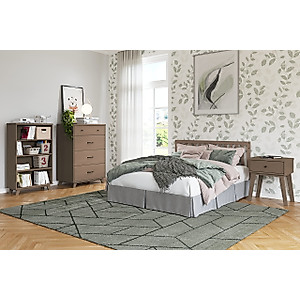 Child Craft SOHO 1 Drawer Nightstand for Nursery or Bedroom, Large Storage Drawer, Made of Sturdy Pinewood, Non-Toxic, Baby Safe Finish (Dusty Heather)