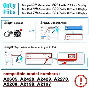 PIXIU comptible with pad 10.2 case with Pencil Holder 2021& 2019 & 2020 Release,Pad 9th/8th/7th Generation Case,Full Body Protective Filio Smart case Cover with Wake/Sleep Feature