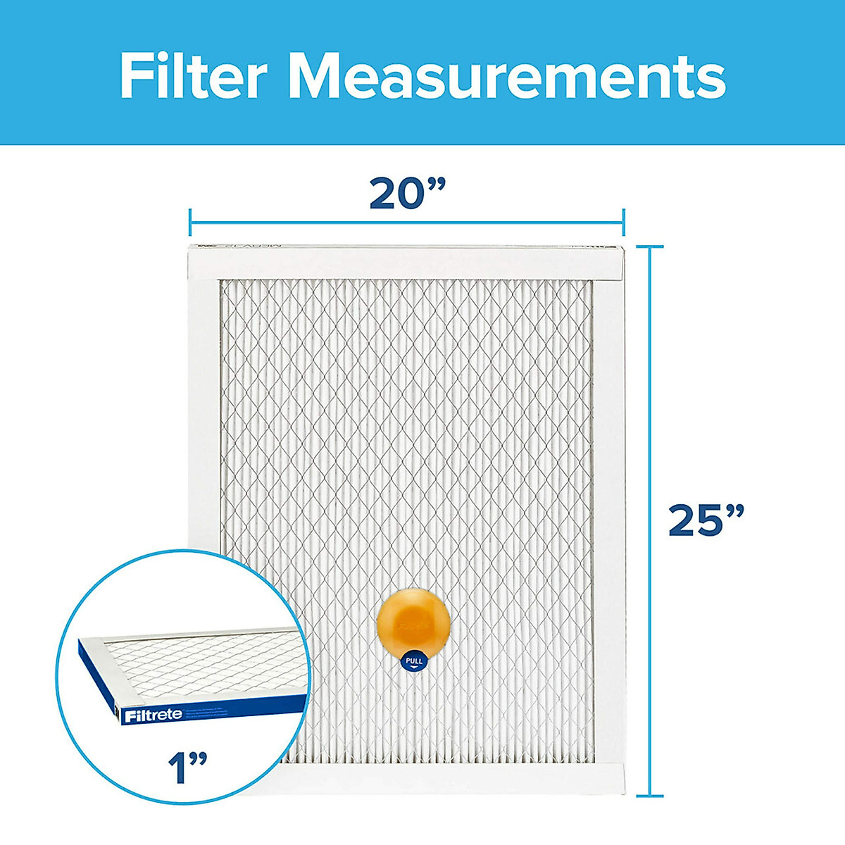 Filtrete 16x25x1, Smart Replenishable AC Furnace Air Filter, MPR 2200, Premium Allergen & Home Pollutants, 2-Pack (Exact Dimensions 15.72 x 24.72 x 1.1)