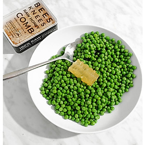 7oz Acacia Honeycomb, 100% Edible Raw Honeycomb in Double Sealed Packaging, Gluten Free Paleo Gourmet Gift