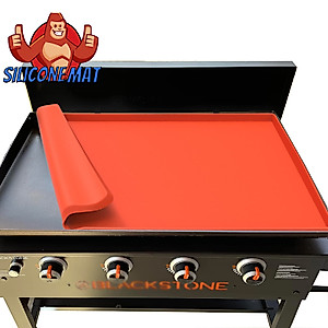 28" Silicone Mat for Blackstone Griddle Top, 100% Silicone Protective Mat Cover for Blackstone, Heavy Duty/Non Stick/Reusable Food-grade Silicone Grill Mat Protect Your Griddle from Dirt & Rust