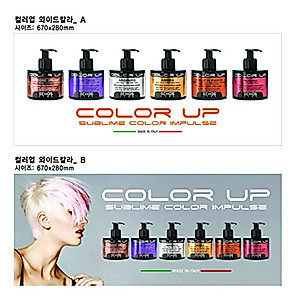 COLOR UP Hair Manicure Coating Treatment 8.45fl.oz/No Ammonia, No Oxident/Made in Italy (Chocolate Brown)
