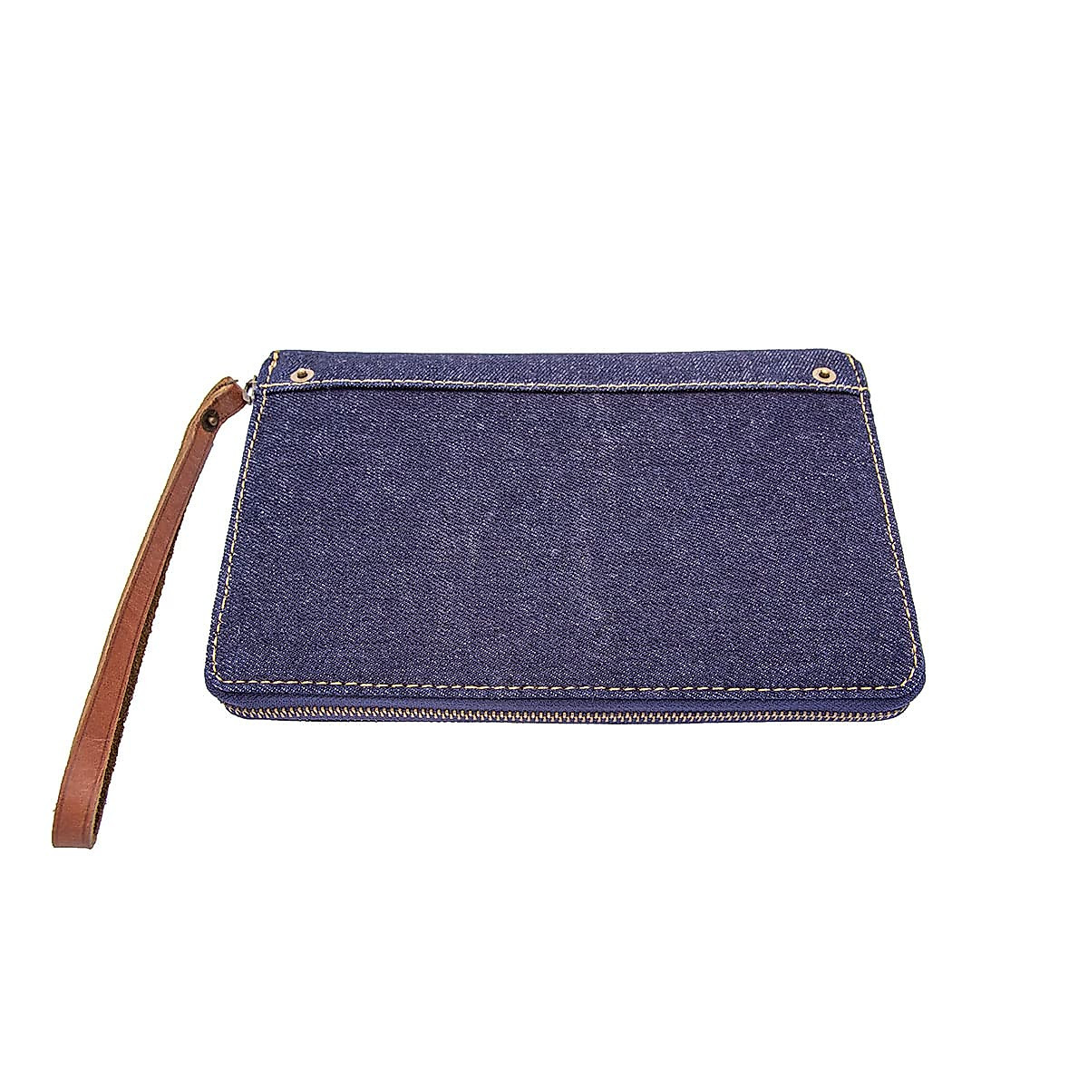 STS Ranchwear Women's Blue Bayou Collection Denim Zip Around BA Wallet Wristlet Clutch, One Size