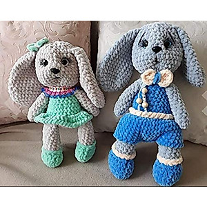 Himalaya Dolphin Baby Yarn 100% MicroPolyester Lot of 2 skn 264 Yards 2x100gram Super Bulky :6 Baby Chenille Yarn (80311)