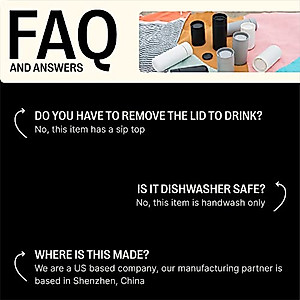 Fellow Carter Move Mug with 360º Sip Lid - Open Top Coffee To-Go Tumbler with Ceramic Interior, Vacuum-Insulated Stainless Steel, Matte Black, 12 oz Cup