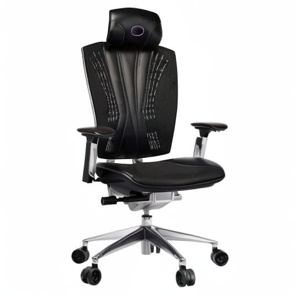 Cooler Master Ergo L Ergonomic Office Mesh Chair, Comfortable Computer Desk Chairs with High Back & Rolling Wheels for Home and Work, Lumbar Support Adjustable Backrest Headrest Armrest Deskchair